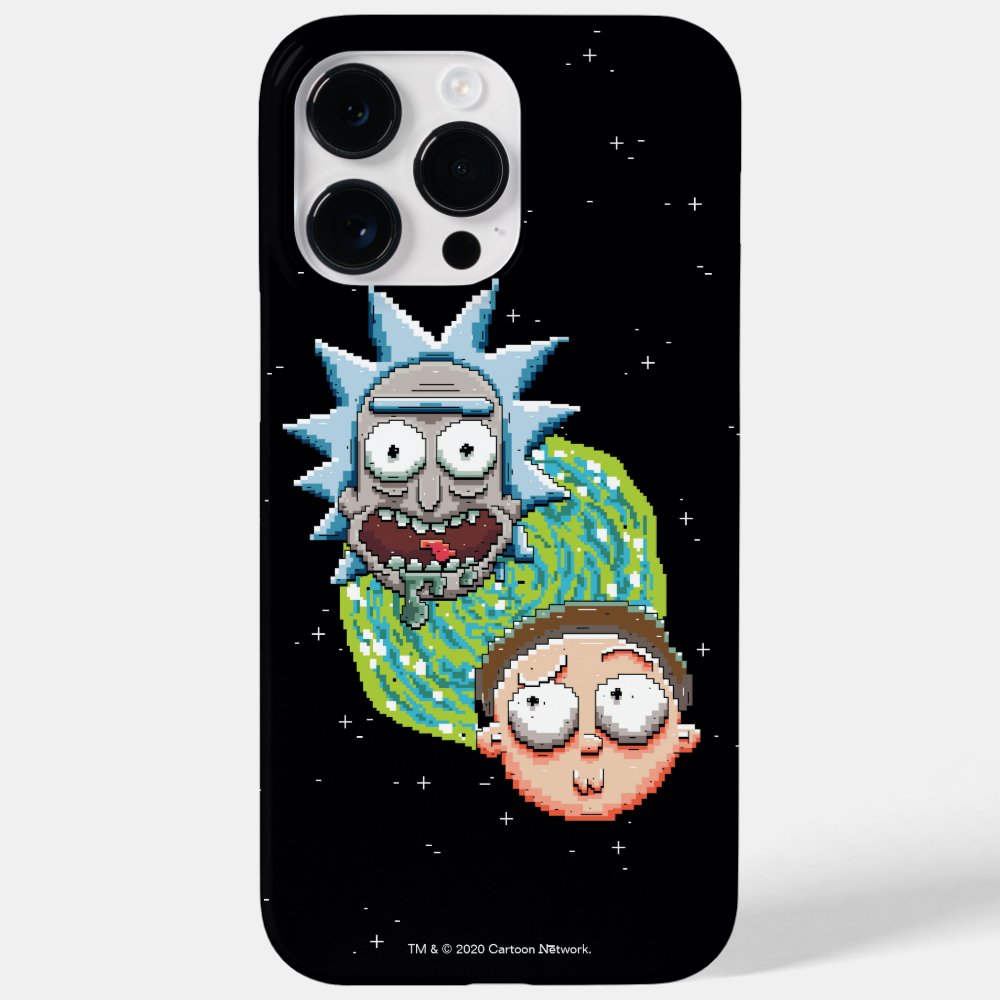 Pixelverse Rick and Morty Portal Graphic Phone Case - Rick and Morty Shop