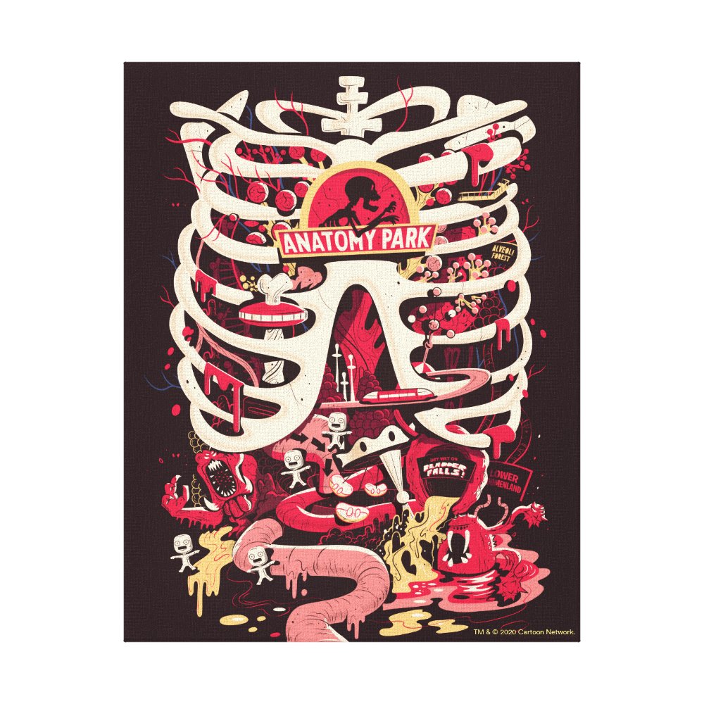 Rick and Morty Anatomy Park Rib Cage Poster - Rick and Morty Shop