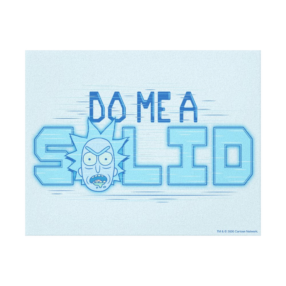 Rick and Morty Do Me A Solid Poster - Rick and Morty Shop