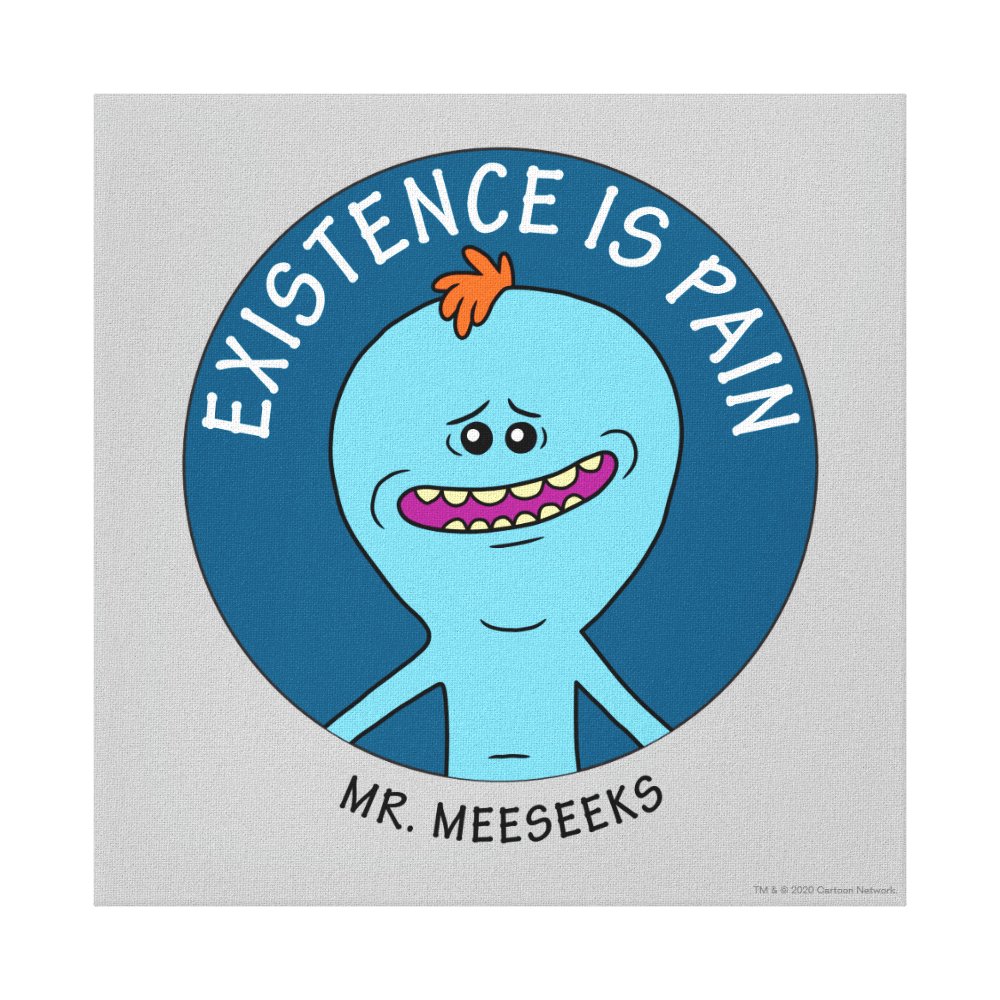 Rick and Morty Existence Is Pain Poster - Rick and Morty Shop