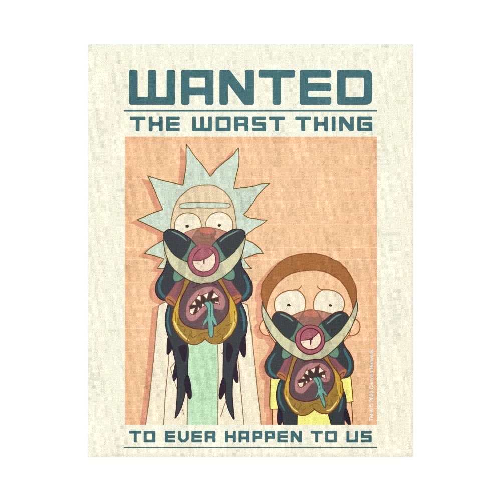 Rick and Morty Glorzo Wanted Poster - Rick and Morty Shop