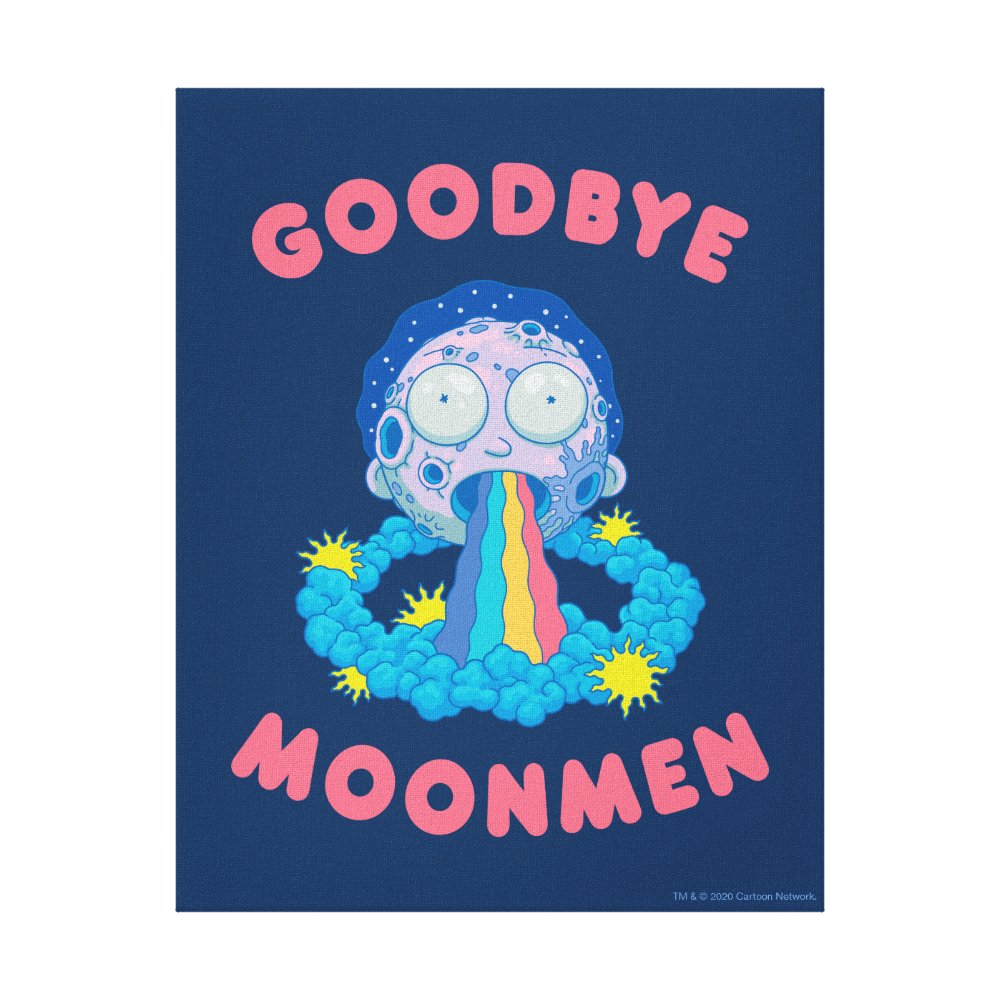 Rick and Morty Goodbye Moonmen Poster - Rick and Morty Shop
