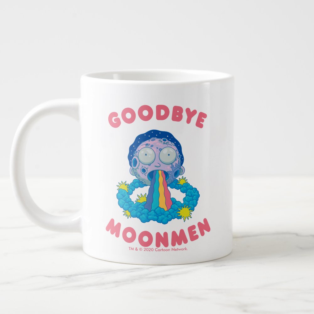 Rick and Morty Goodbye Moonmen Giant Coffee Mug - Rick and Morty Shop