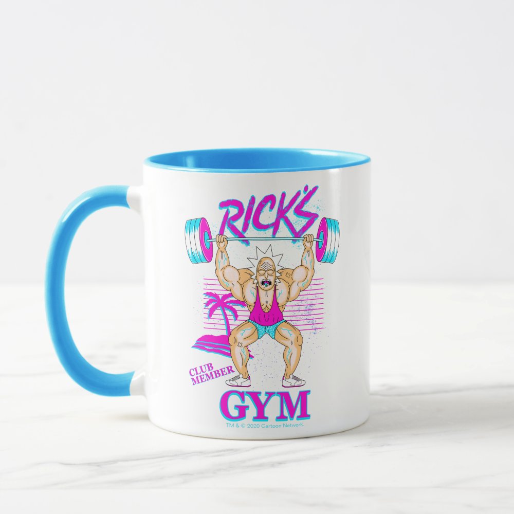 Rick and Morty Rick's Gym Club Member Mug - Rick and Morty Shop