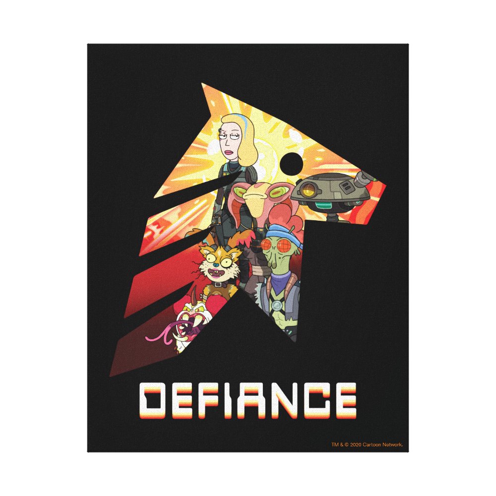 Rick and Morty Space Beth Defiance Crew Poster - Rick and Morty Shop