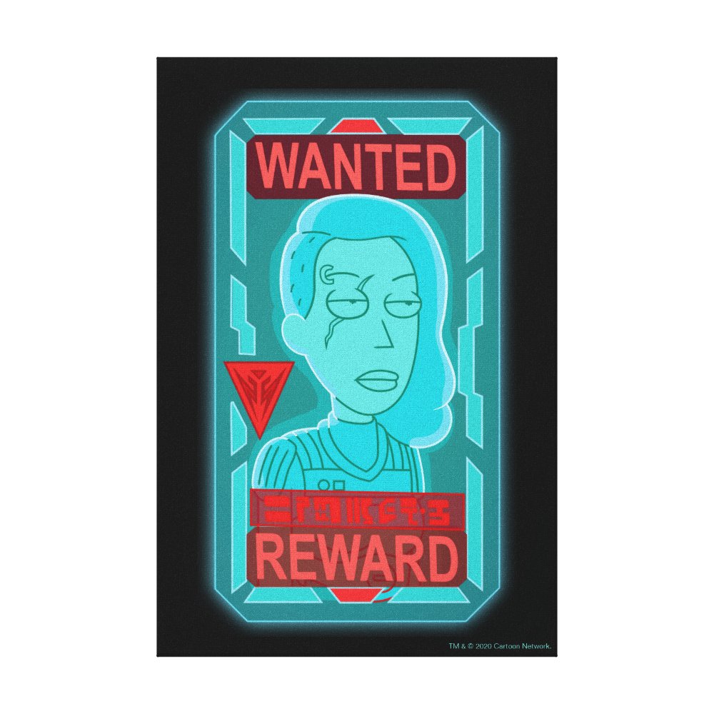 Rick and Morty Space Beth Wanted Poster - Rick and Morty Shop
