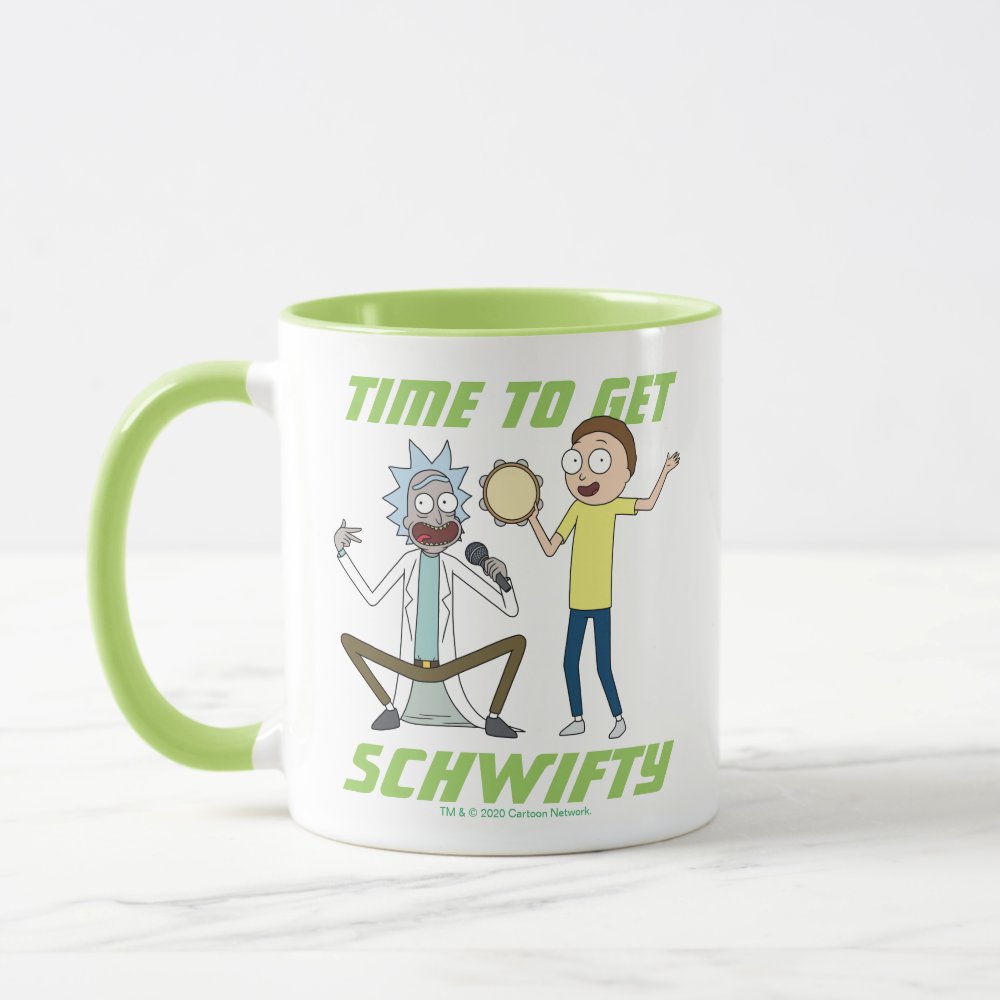 Rick and Morty Time To Get Schwifty Mug - Rick and Morty Shop