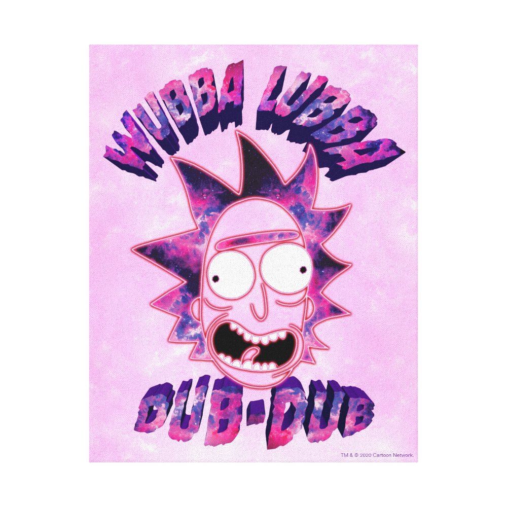 Rick and Morty Wubba Lubba Dub-Dub Poster - Rick and Morty Shop